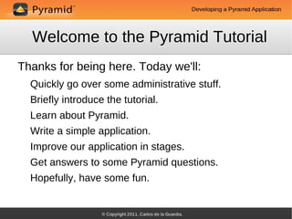 Pyramid tutorial | ODP | Web Development | Internet