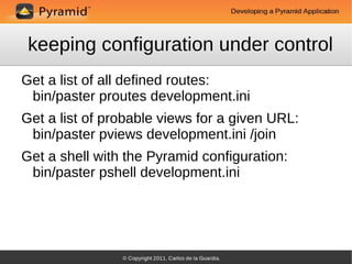 Pyramid tutorial | ODP | Web Development | Internet