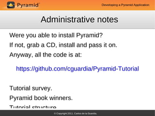 Pyramid tutorial | ODP | Web Development | Internet