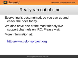 Pyramid tutorial | ODP | Web Development | Internet