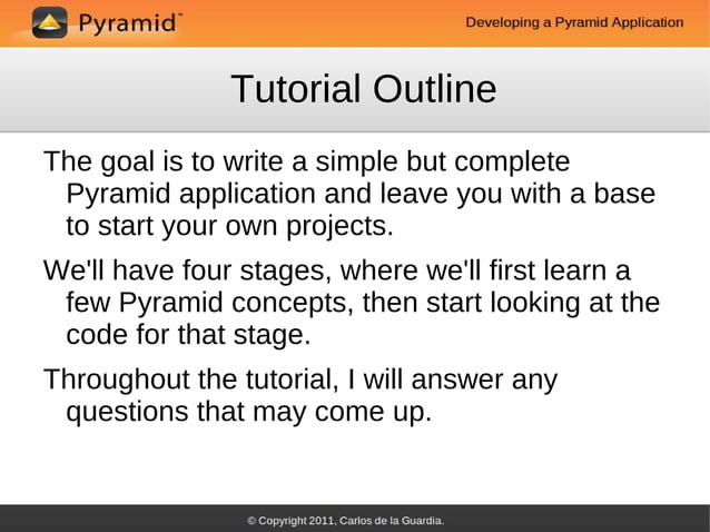 Pyramid tutorial | PPT