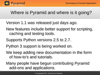 Pyramid tutorial | ODP | Web Development | Internet