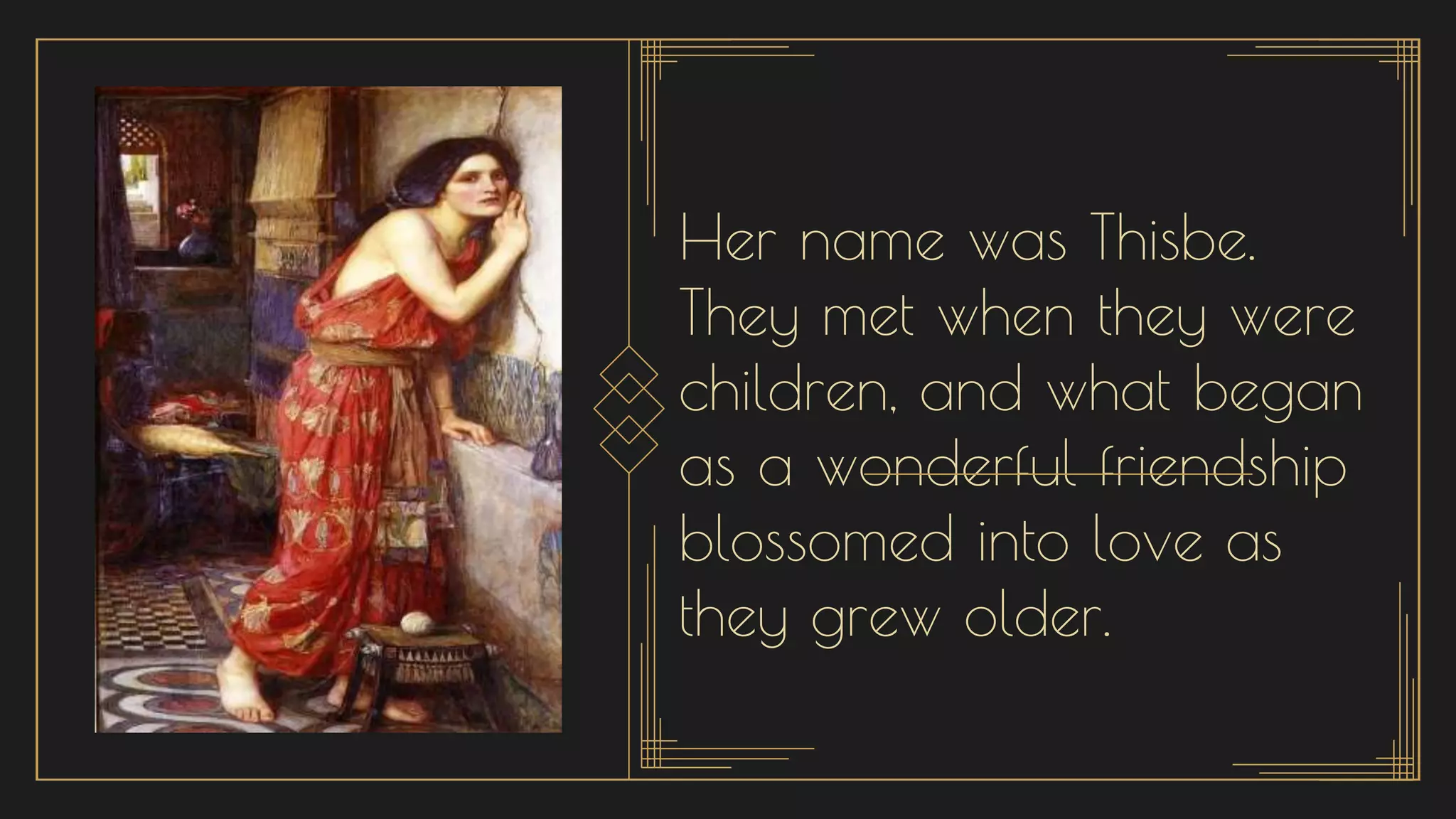 Pyramus and thisbe | PPTX