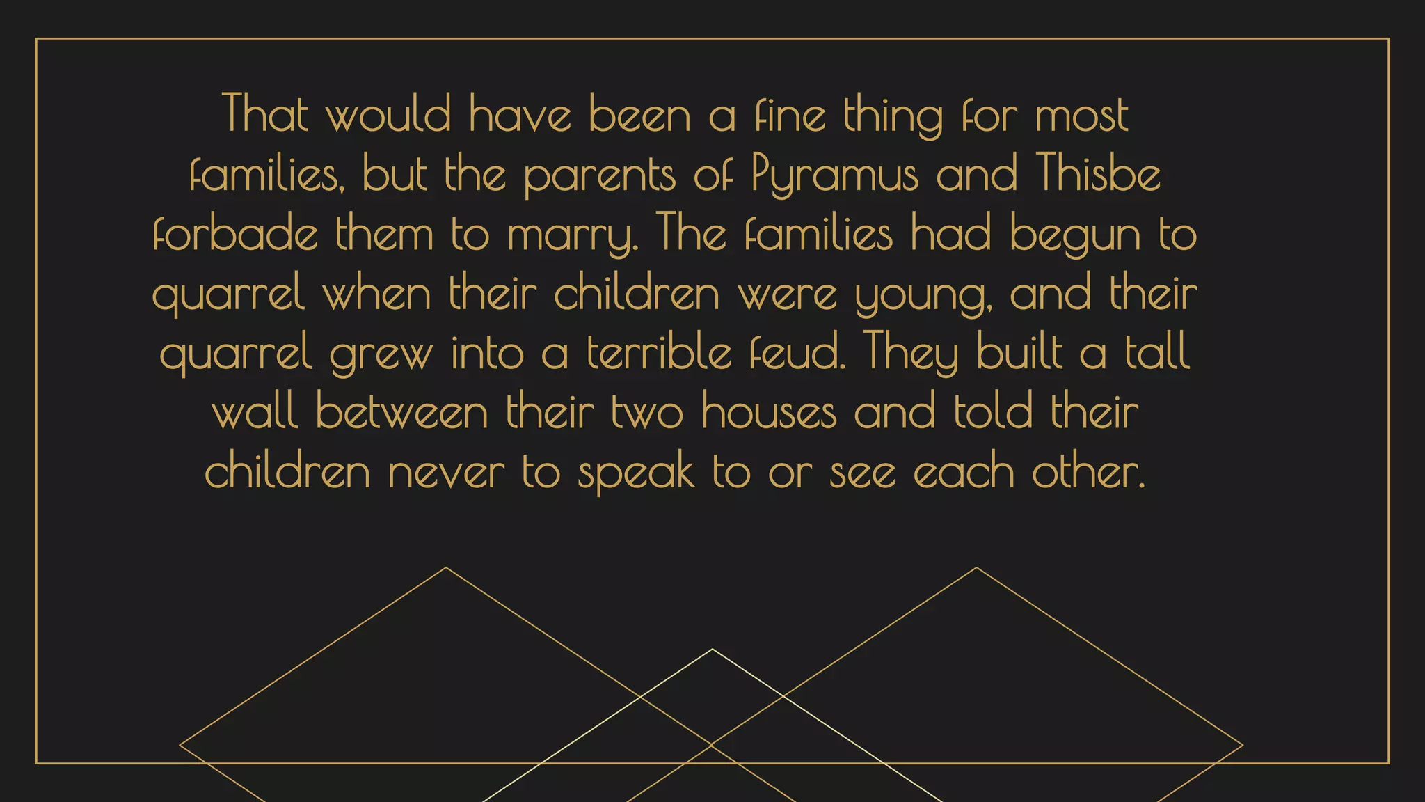 Pyramus and thisbe | PPTX