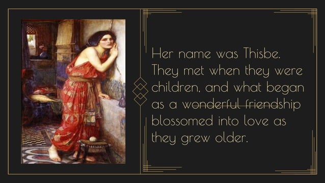 Pyramus and thisbe | PPTX