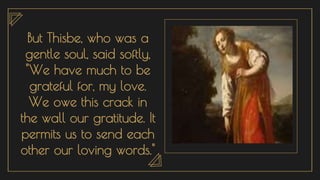 Pyramus and thisbe | PPTX