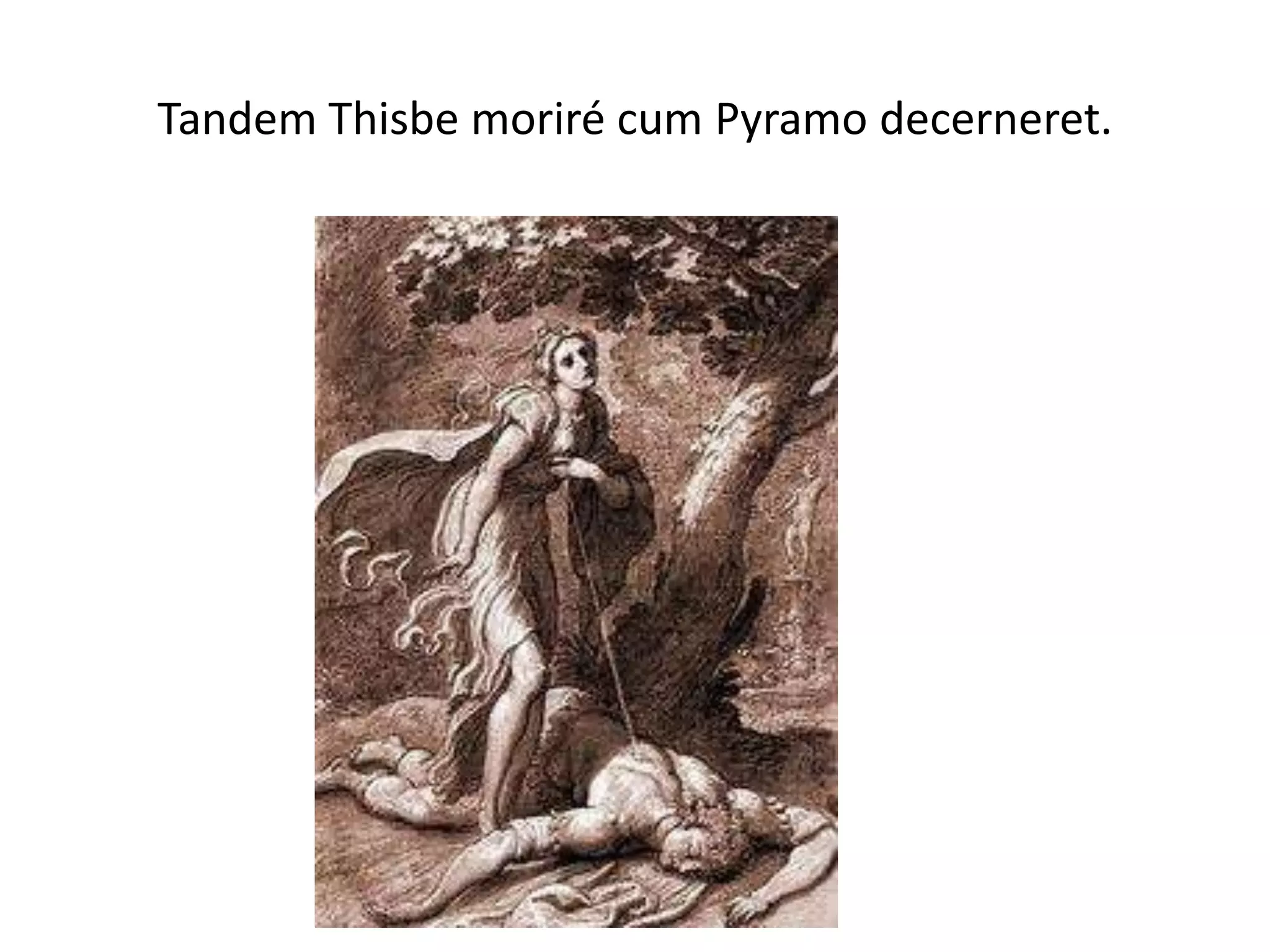 Pyramus et thisbe | PPTX