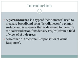 Pyranometer | PPTX