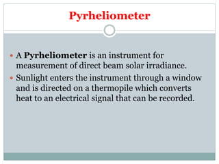 Pyranometer | PPTX