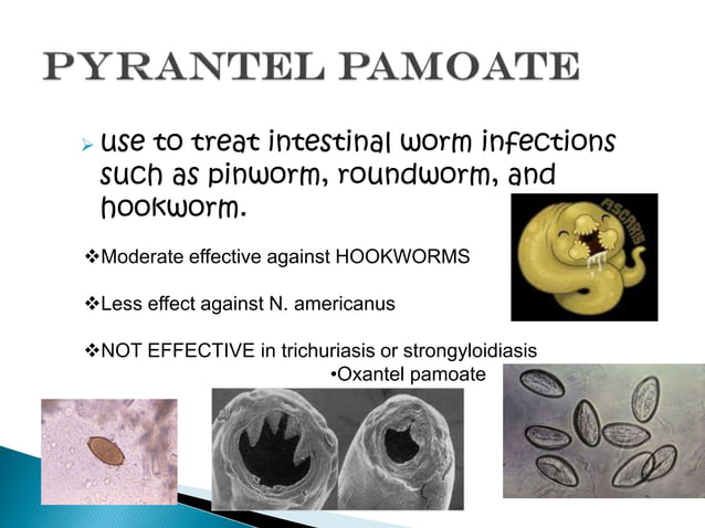 Pyrantel Pamoate | PPTX
