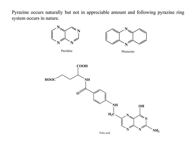 Synthesis And Reactions Of Pyrazine Pptx