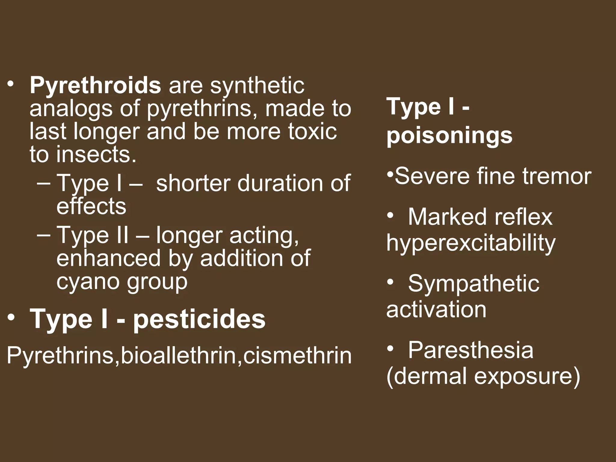 Pyrethroids | PPT