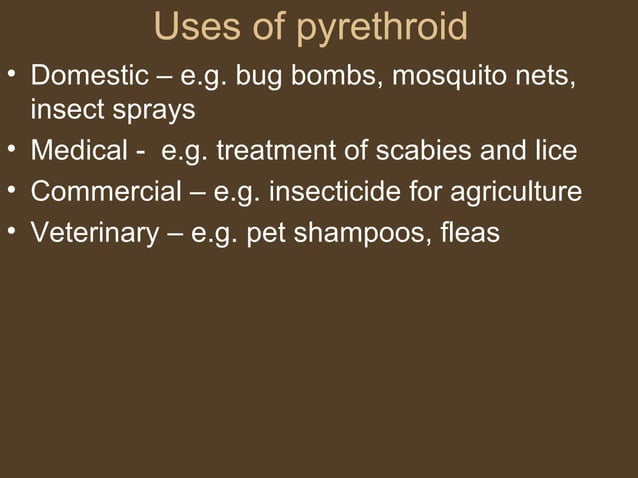 Pyrethroids | PPT