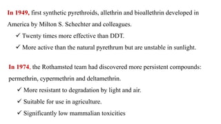 Pyrethroids | PPTX