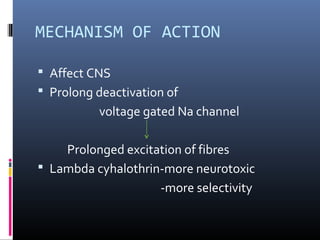 Pyrethrum and synthetic pyrethroids | PPT