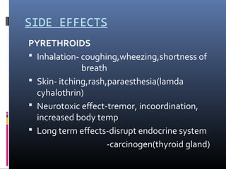 Pyrethrum and synthetic pyrethroids | PPT