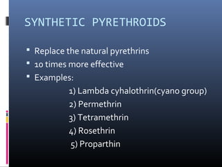 Pyrethrum and synthetic pyrethroids | PPT