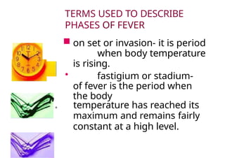 Pyrexia or fever Types of fever Nursing management | PPTX