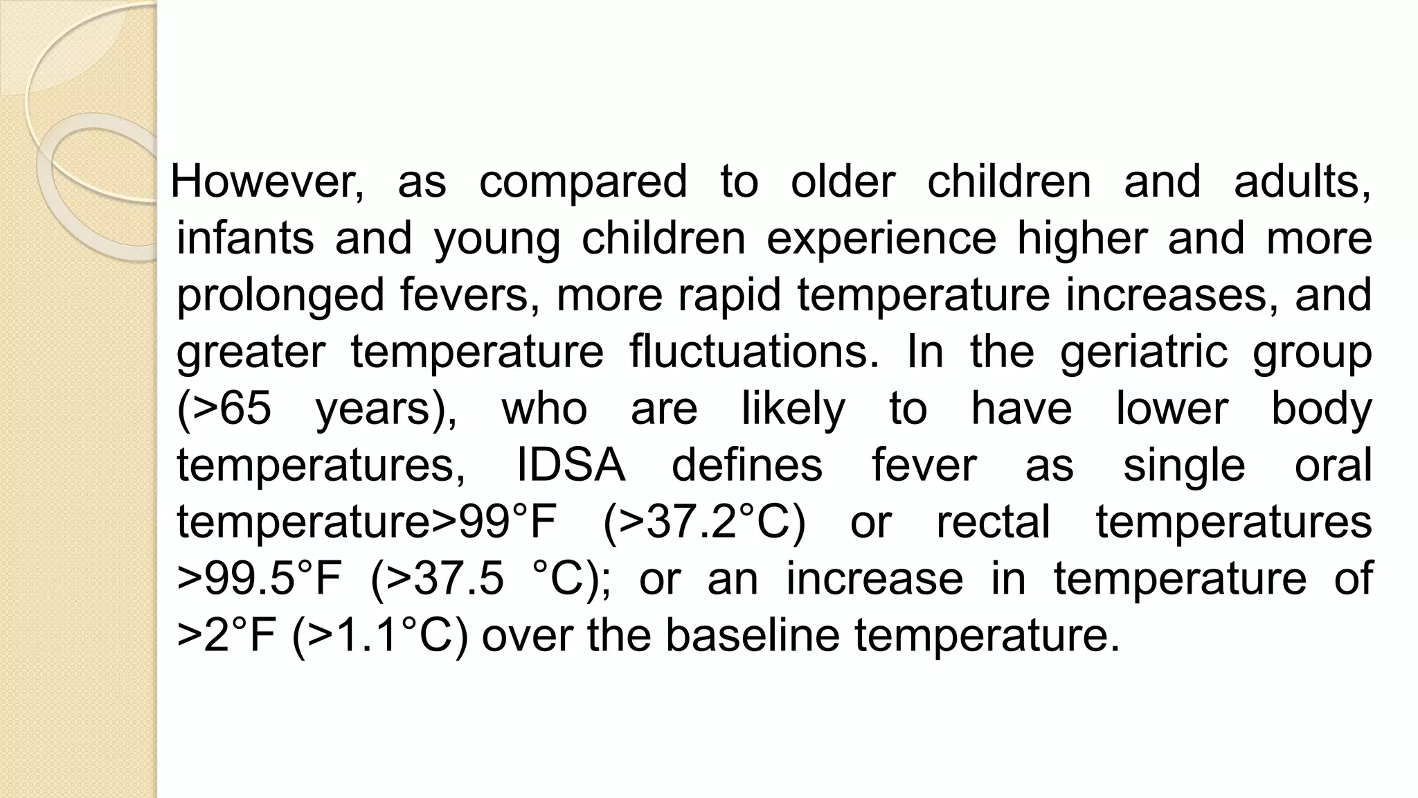 Management of Fever | PPTX