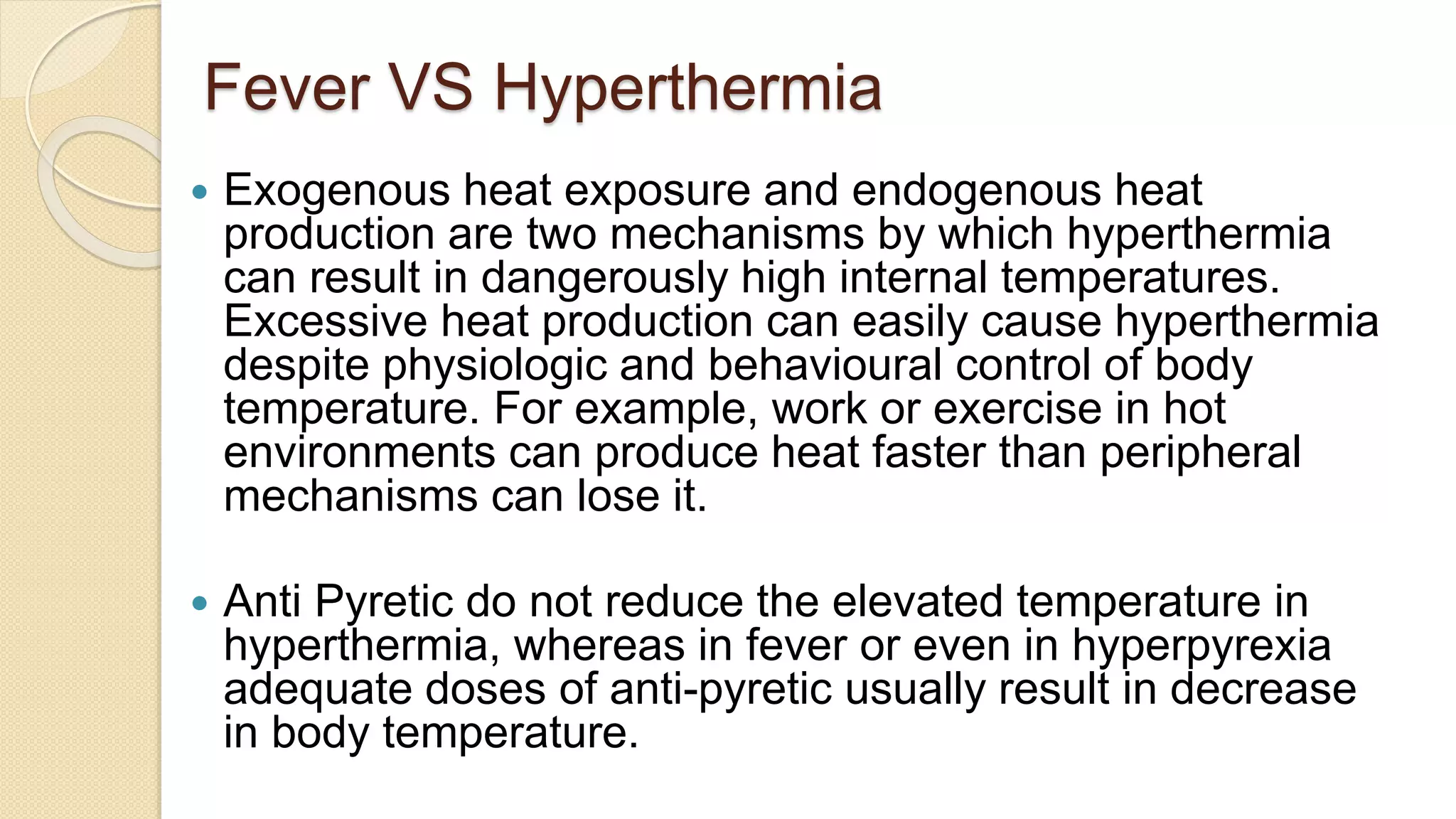 Management of Fever | PPTX
