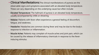 pyrexia final ppt.pptx for physiotherapy students | PPTX