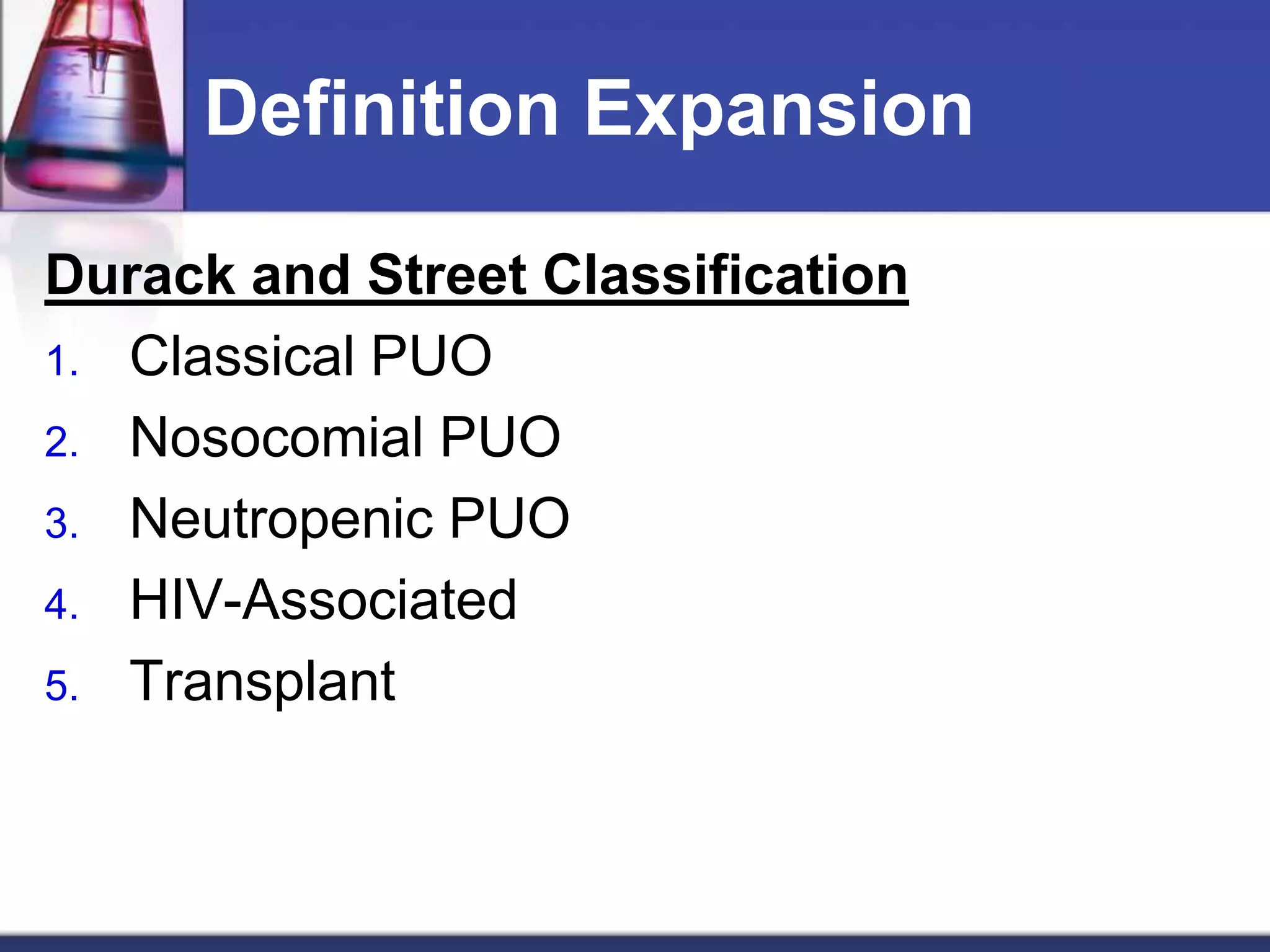 Pyrexia of unknown origin | PPTX
