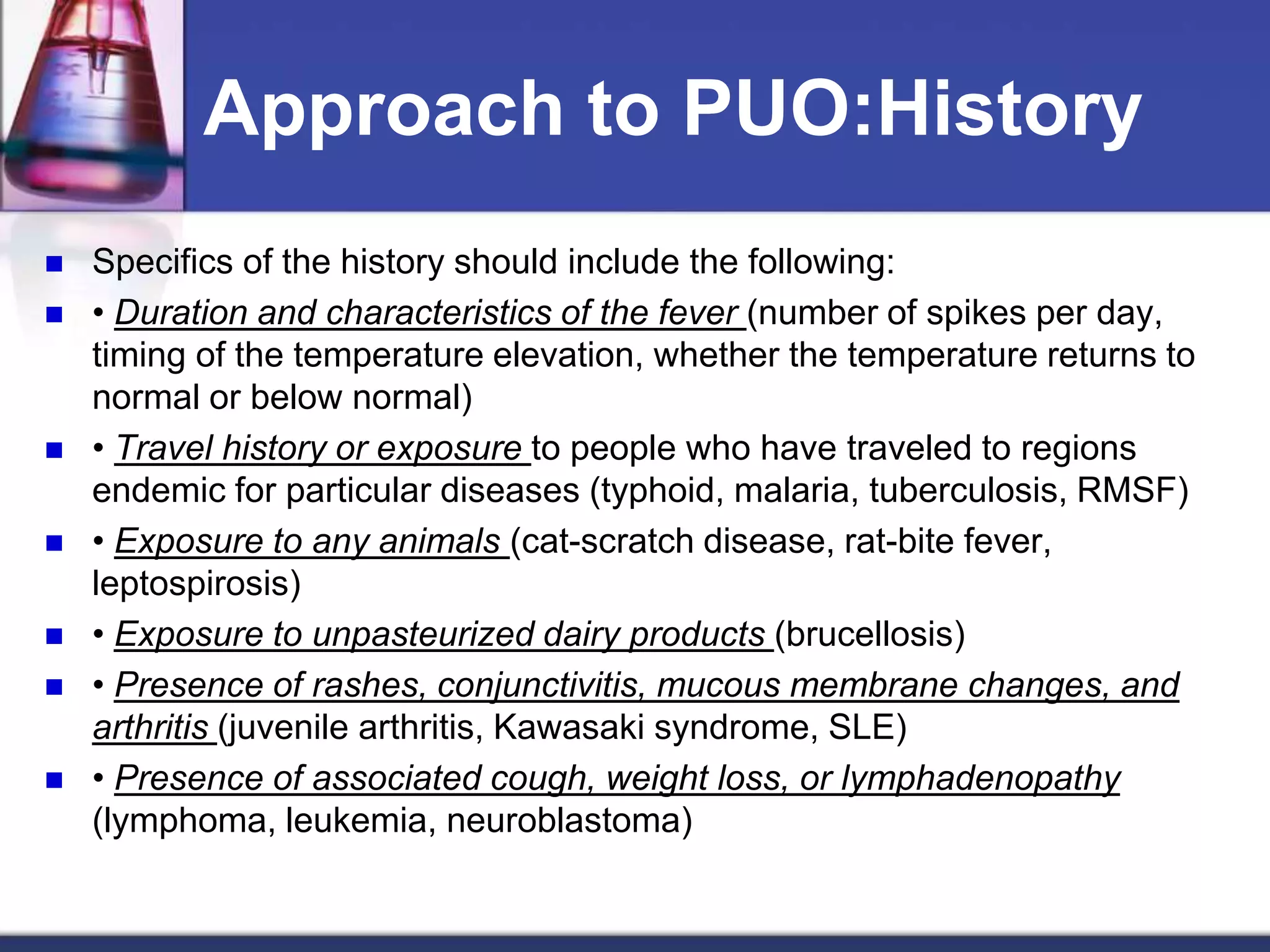 Pyrexia of unknown origin | PPTX