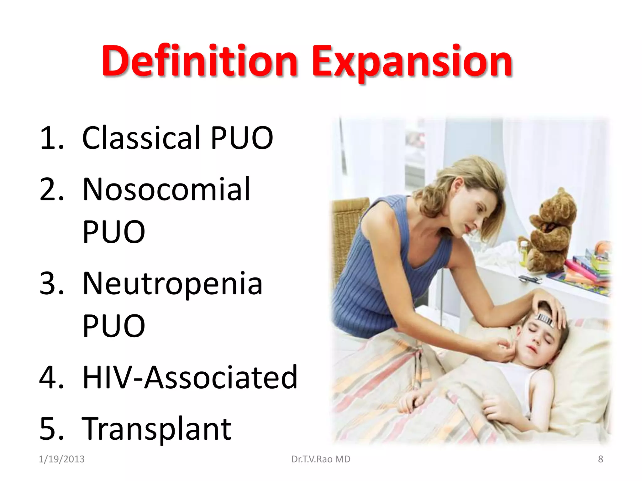 Pyrexia of unknown origin | PPTX