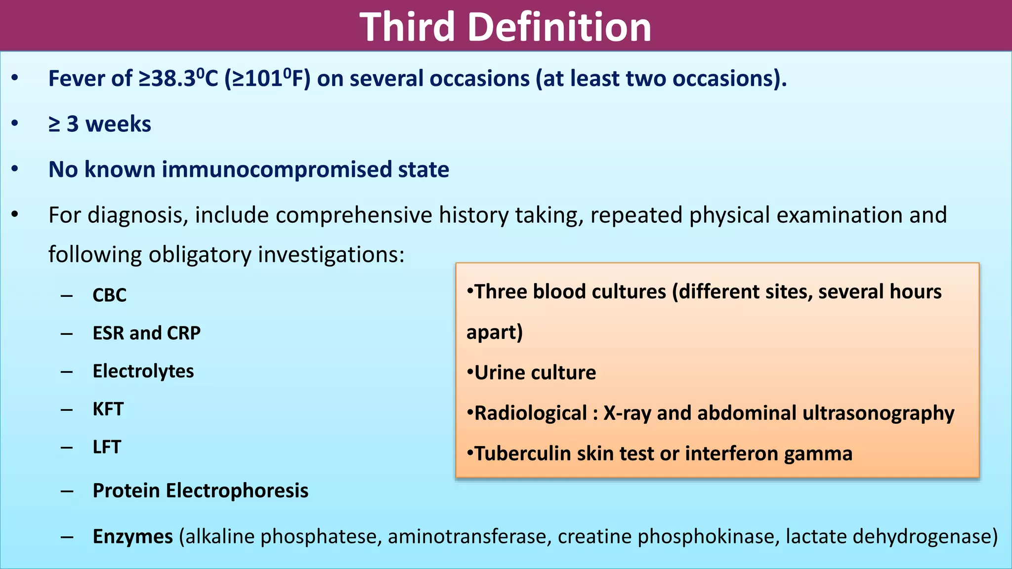 Pyrexia of Unknown Origin | PPTX