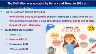 Pyrexia of Unknown Origin | PPTX