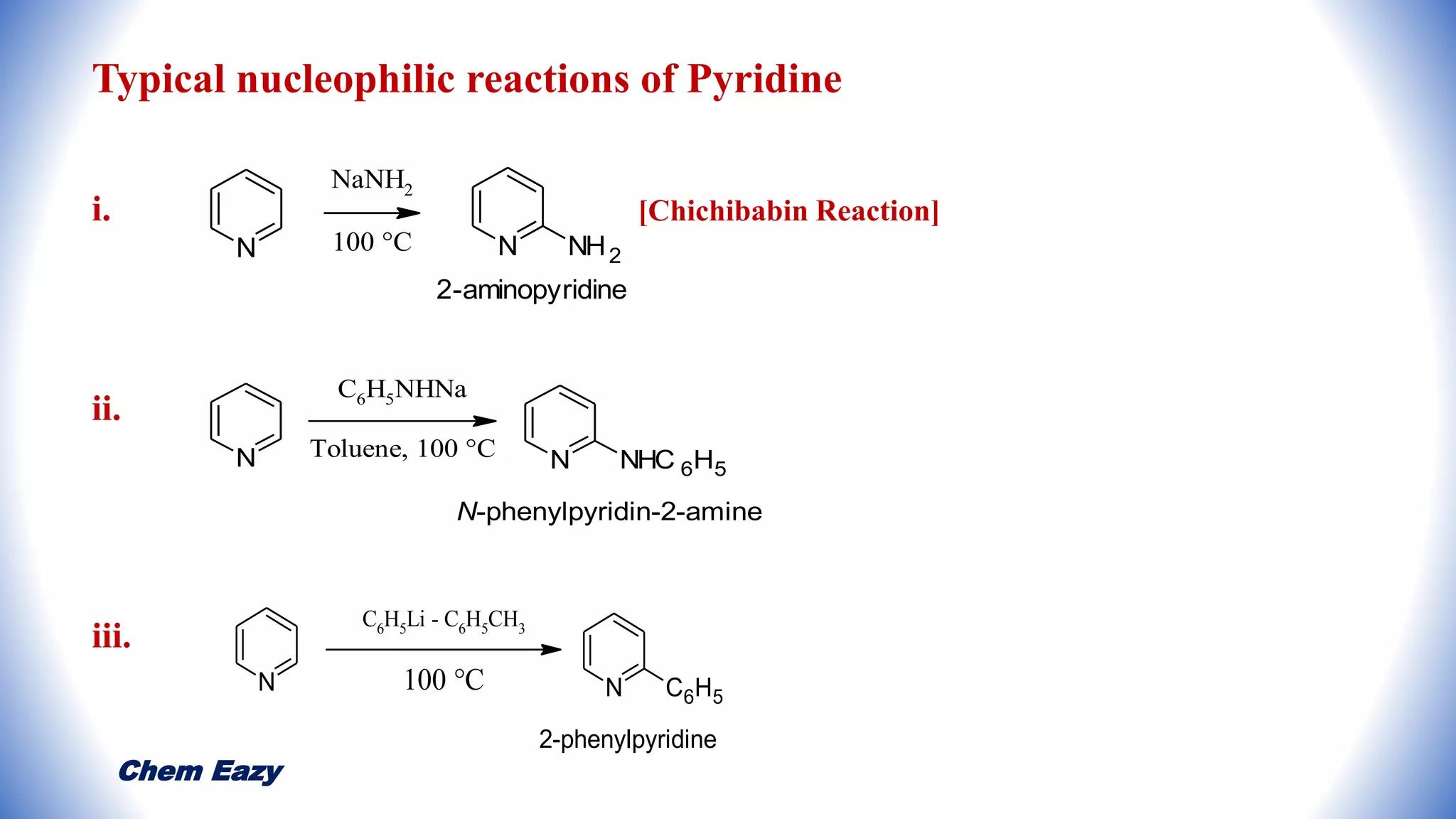 Pyridine - Syntheis, Reactions and Medicinal uses | PPTX