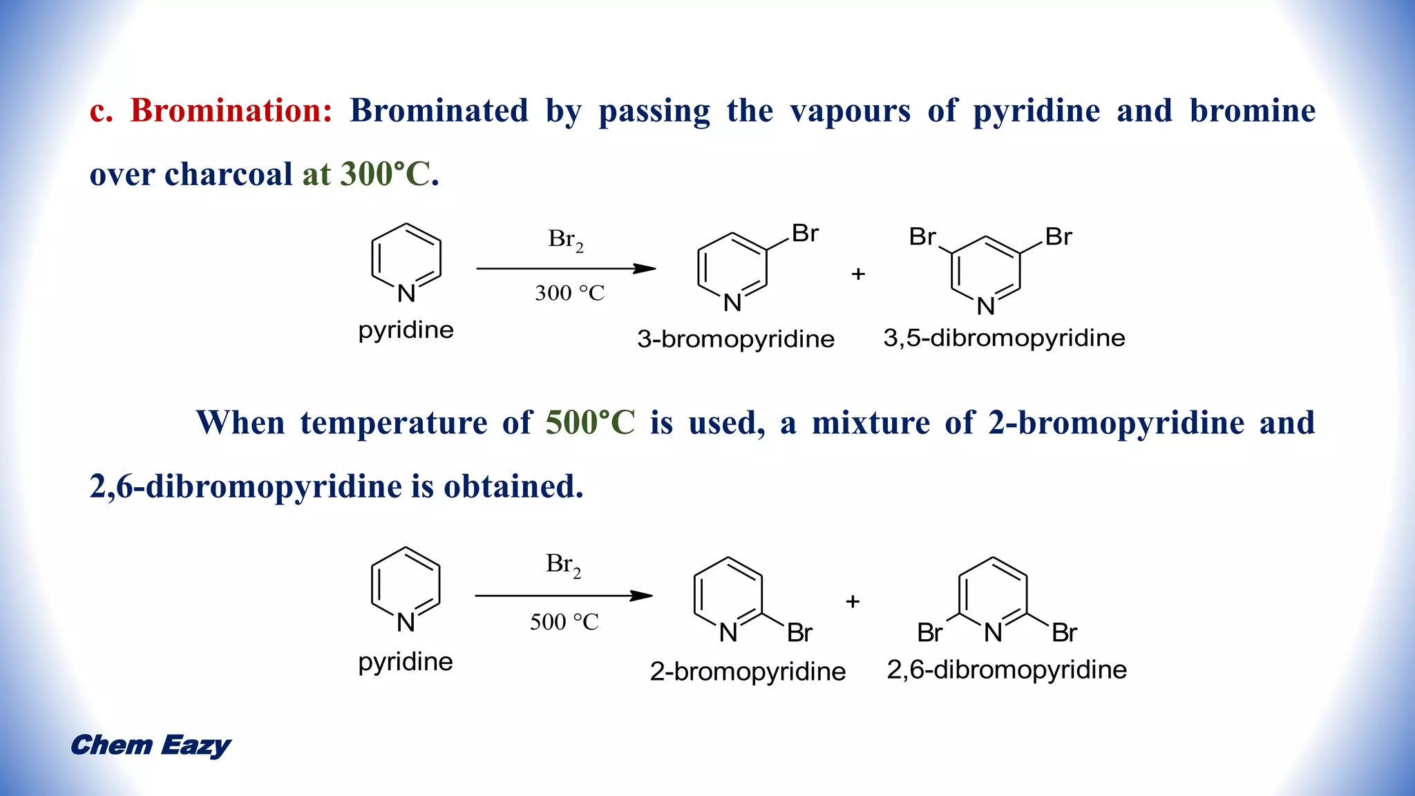 Pyridine - Syntheis, Reactions and Medicinal uses | PPTX