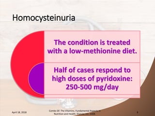Pyridoxine deficiency and toxicity | PPSX