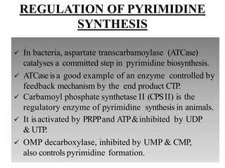 PYRIMIDINE SYNTHESIS | PPTX