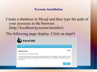 Pyrocms document | PPT
