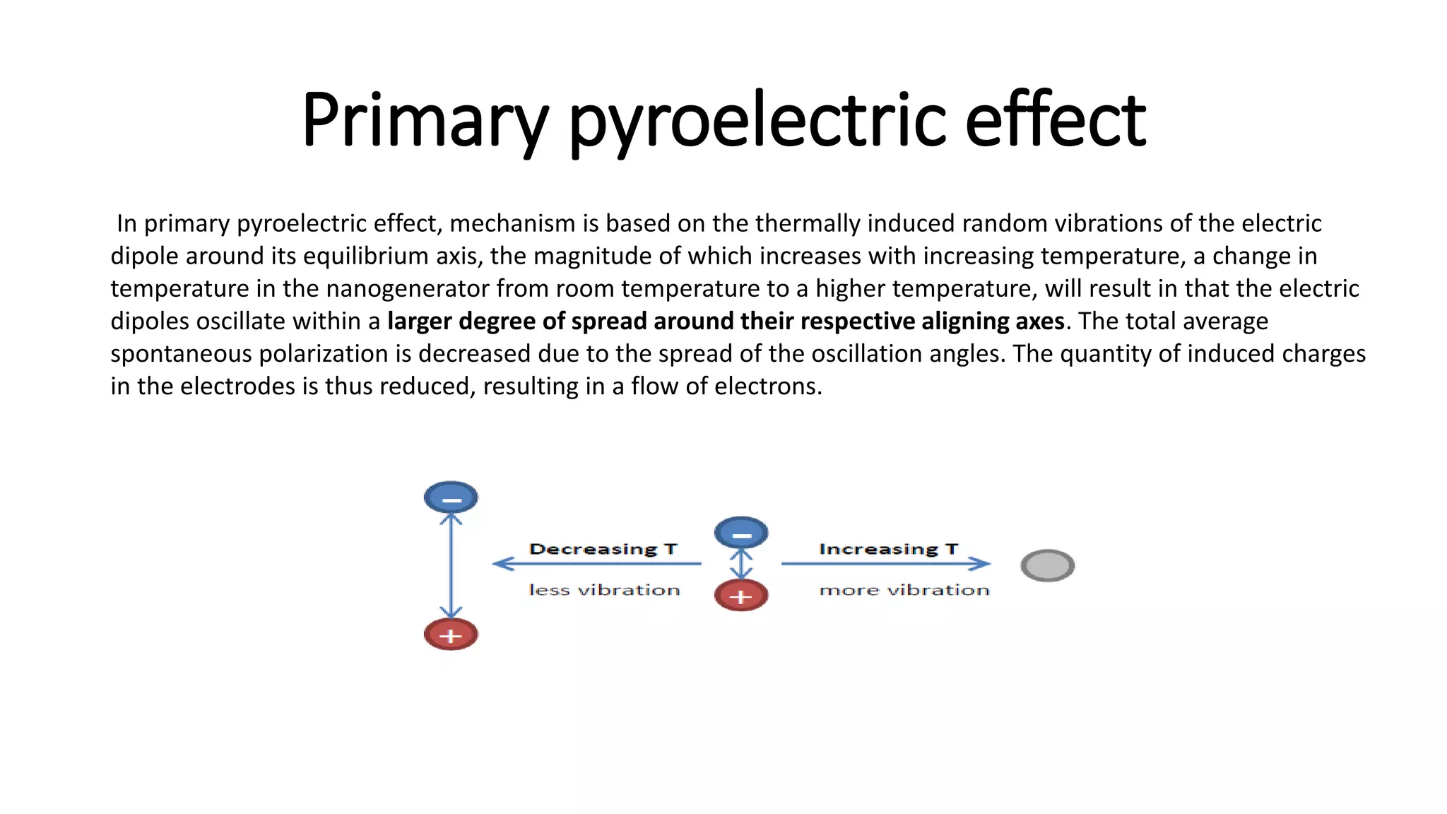 Pyroelectric nanogenerators | PPTX