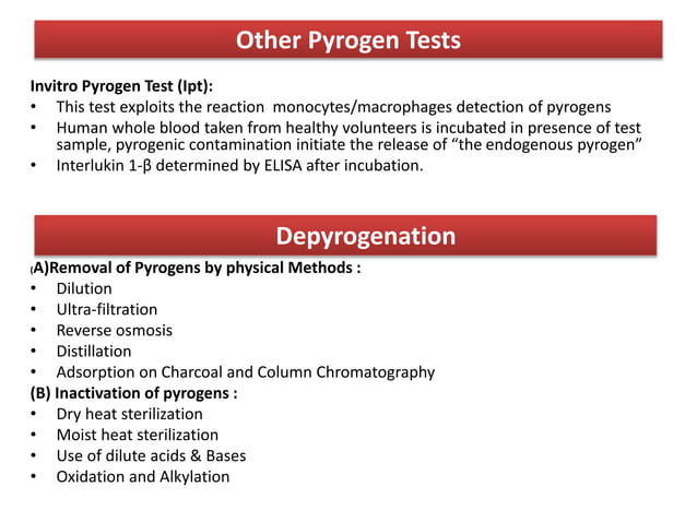 Pyrogen and pyrogenicity | PPTX