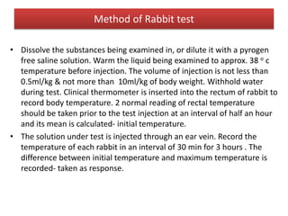 Pyrogen and pyrogenicity | PPTX