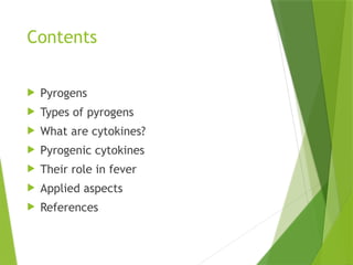Pyrogenic cytokines and their role in fever (1).pptx