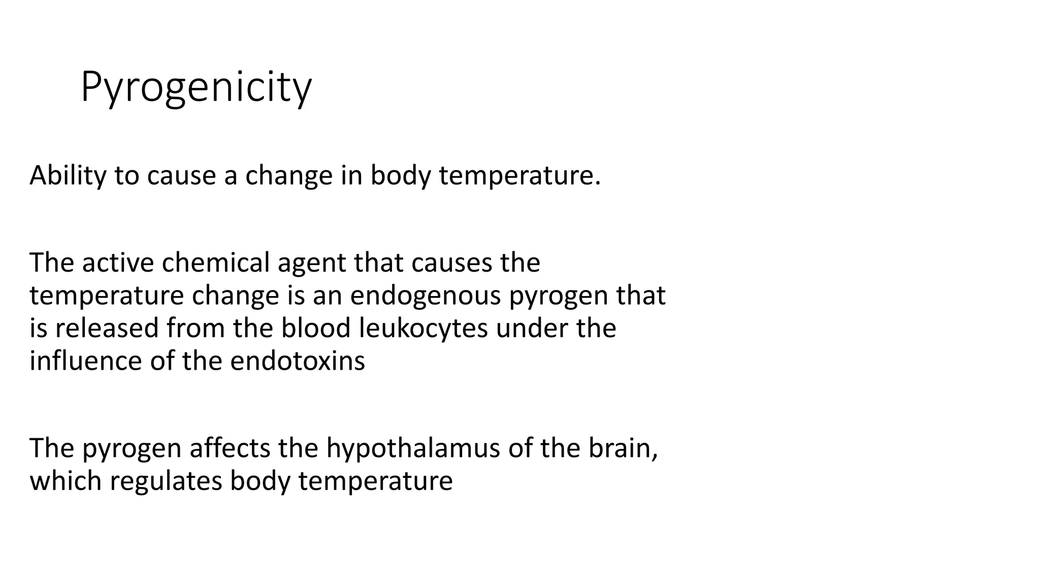 Pyrogenicity and methods . | PPTX