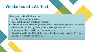 Pyrogen teat(lal test) | PPTX