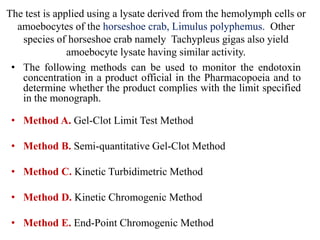 Pyrogen testing as per IP, BP & USP | PPTX