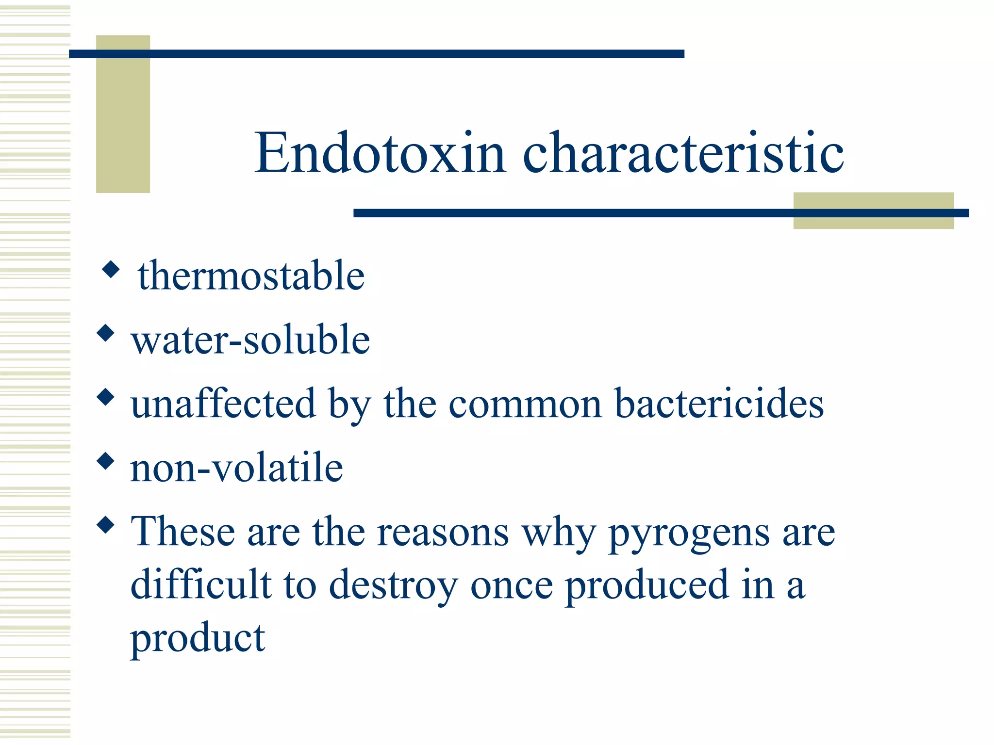 Pyrogen testing | PPT
