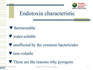 SCREENING METHODS IN PHARMQACOLOGY pyrogen testing TOPIC.pptx