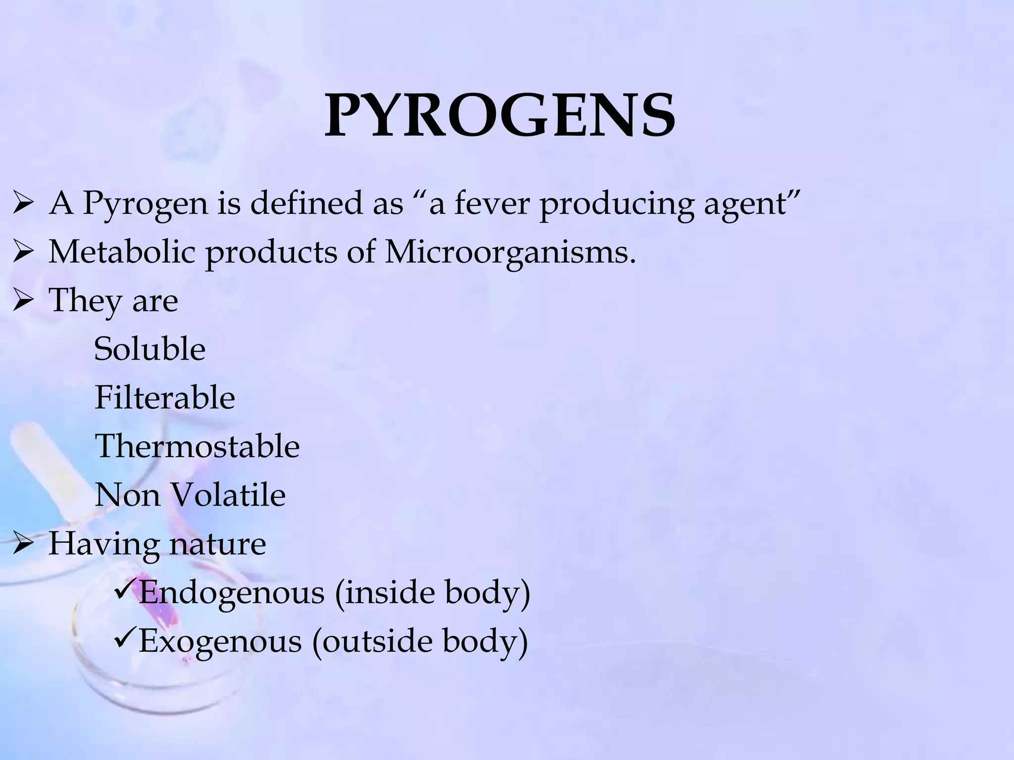 Pyrogen test parth | PPTX