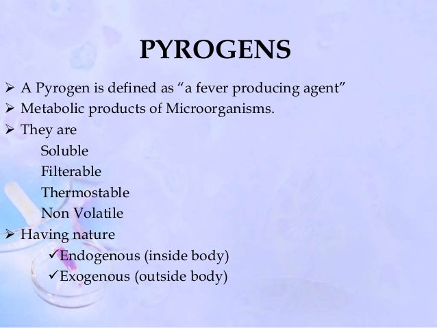 Pyrogen test parth