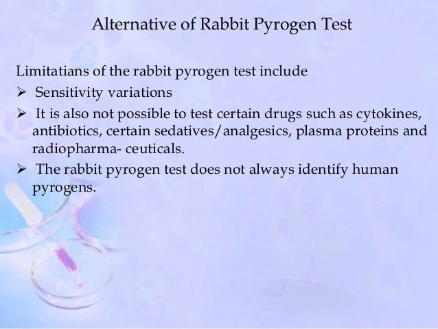 Pyrogen test parth