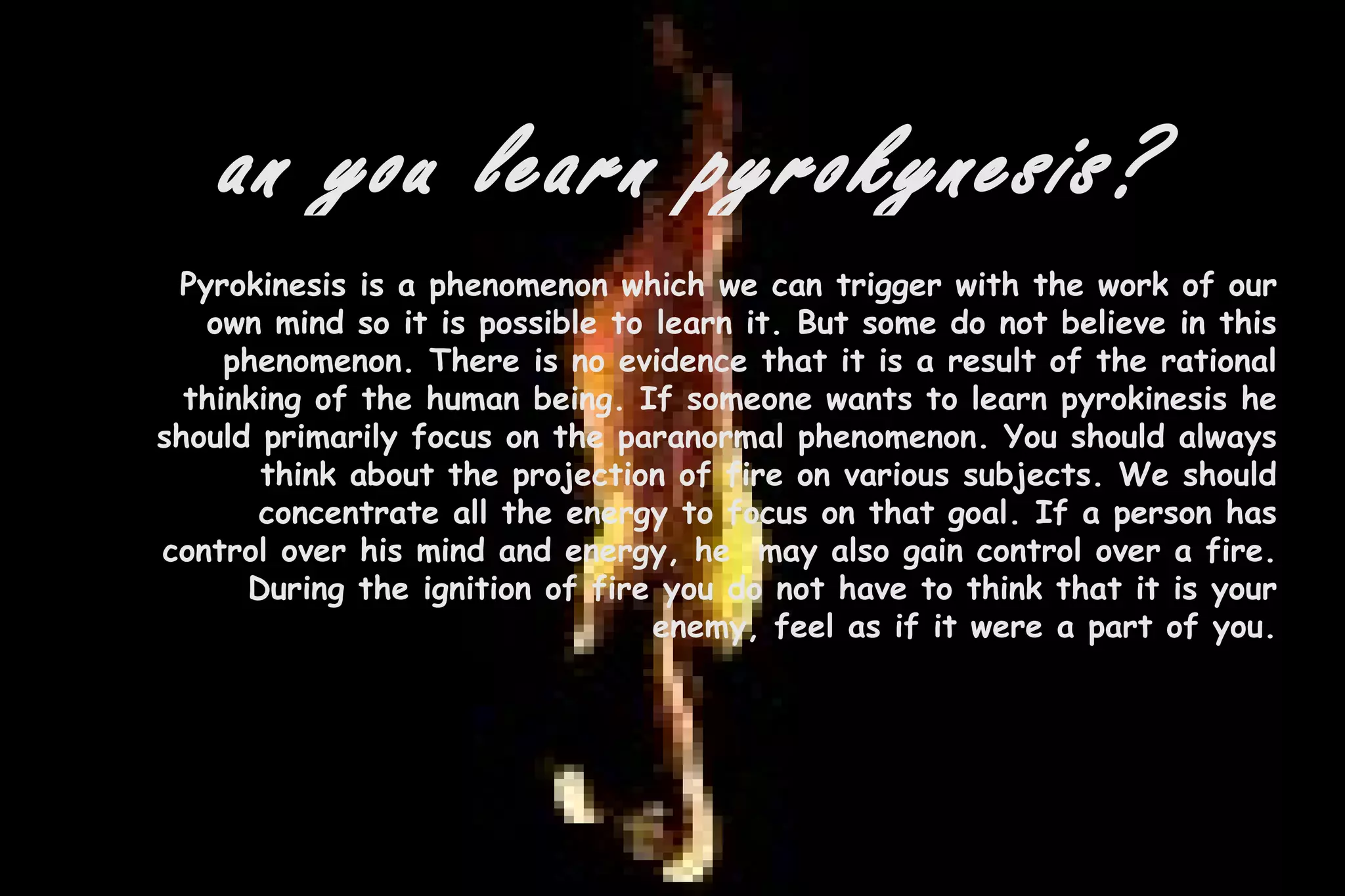 Pyrokinesis group7 | PPS