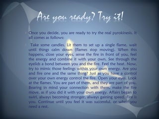 Pyrokinesis | PPT