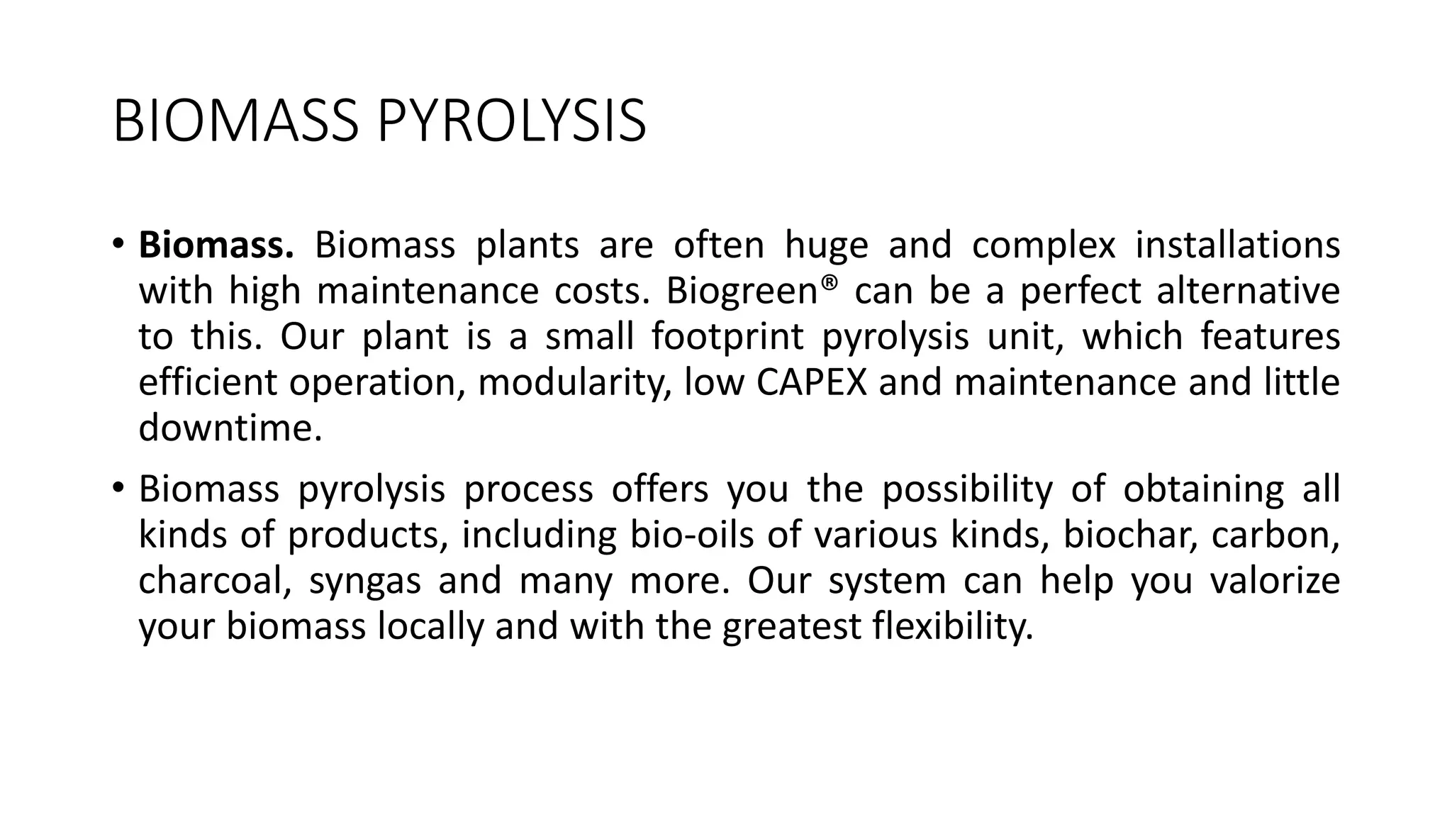 Pyrolysis | PPTX